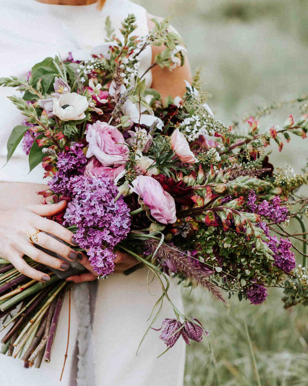 Fresh & Fragrant Lilac Wedding Bouquets | Martha Stewart Weddings Fresh & Fragrant Lilac Wedding Bouquets | Martha Stewart Weddings