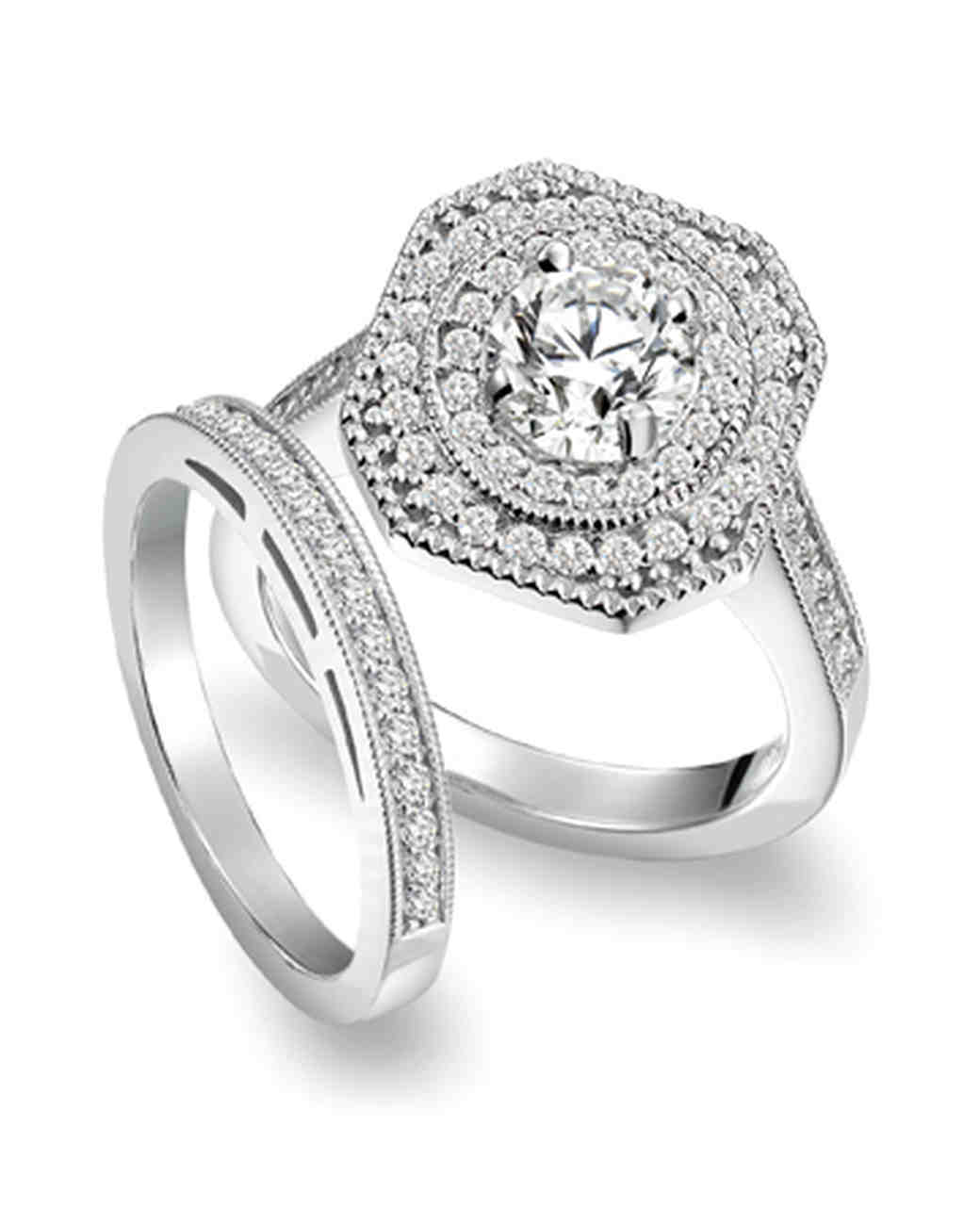 Platinum Bridal Set Gallery | Martha Stewart Weddings