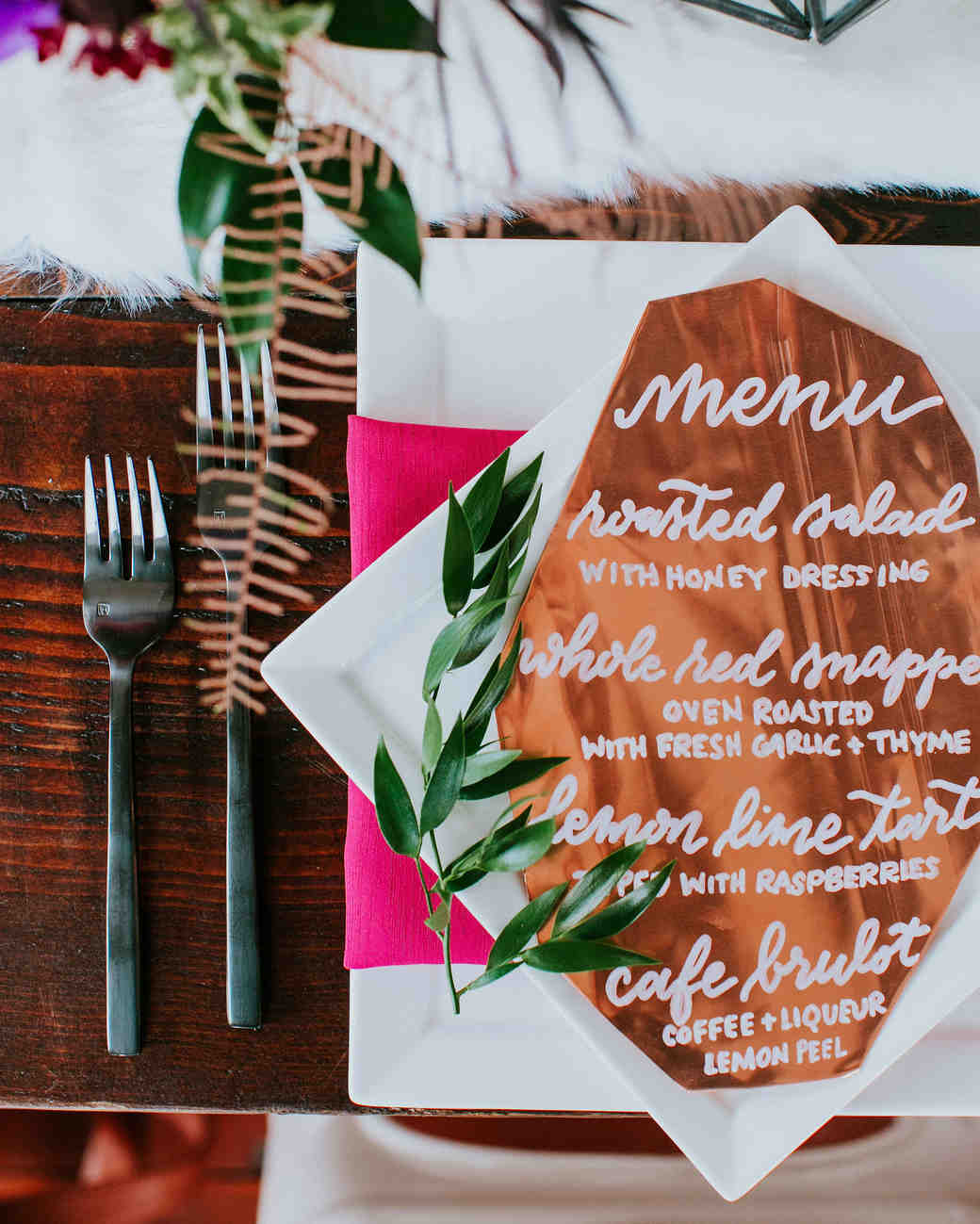33 Pretty and Unexpected Wedding Menu Ideas | Martha Stewart Weddings