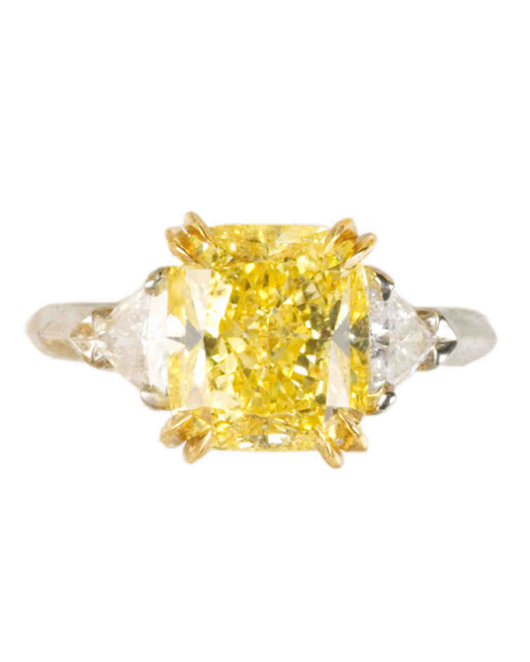 Yellow Diamond Engagement Rings | Martha Stewart Weddings