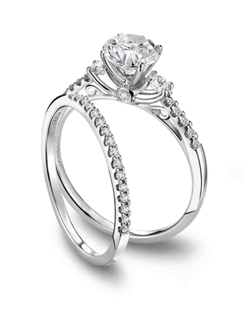 Platinum Bridal Set Gallery | Martha Stewart Weddings