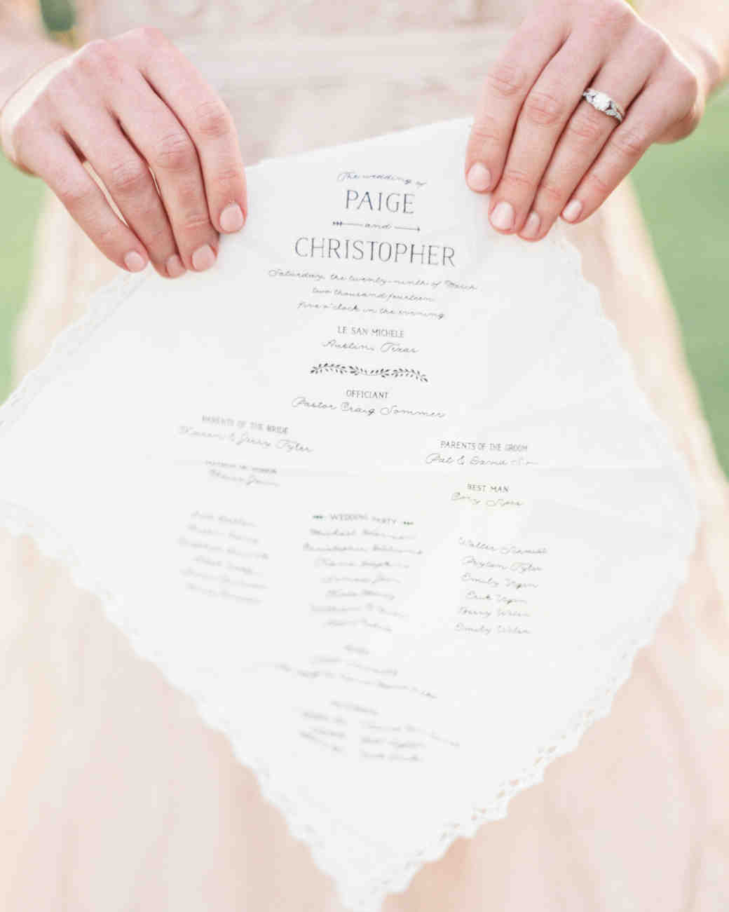Unique Wedding Ceremony Program Ideas